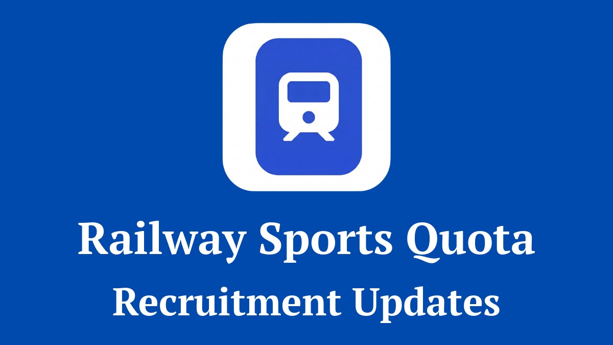Railway Sports Quota Recruitment 2026